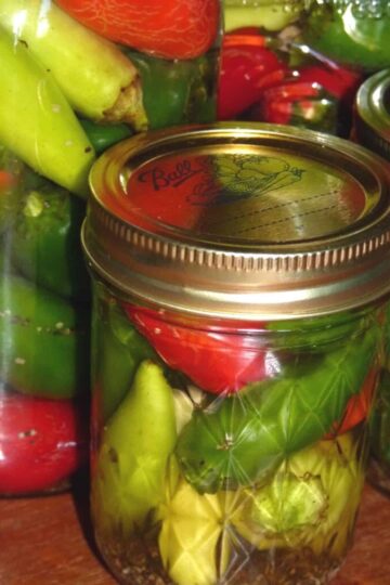 Pa's Pickled Peppers Recipe - Sweet T Makes Three