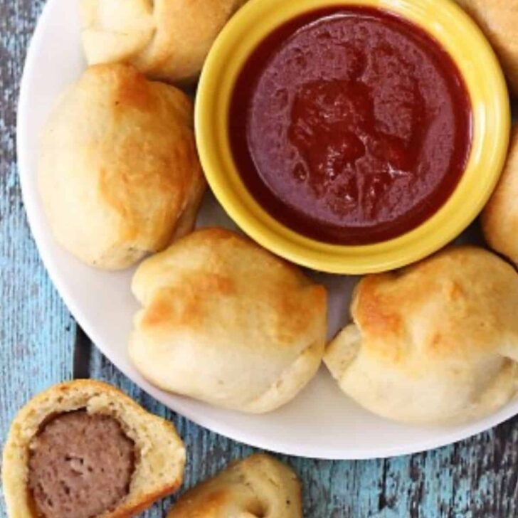 Meatball Crescent Roll Appetizer Recipe - Sweet T Makes Three