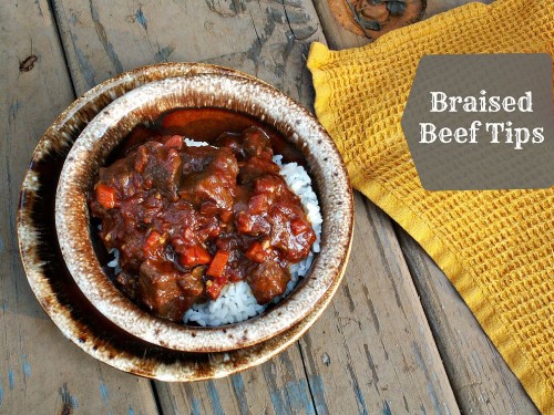 Braised Beef Tips | Sweet T Makes Three