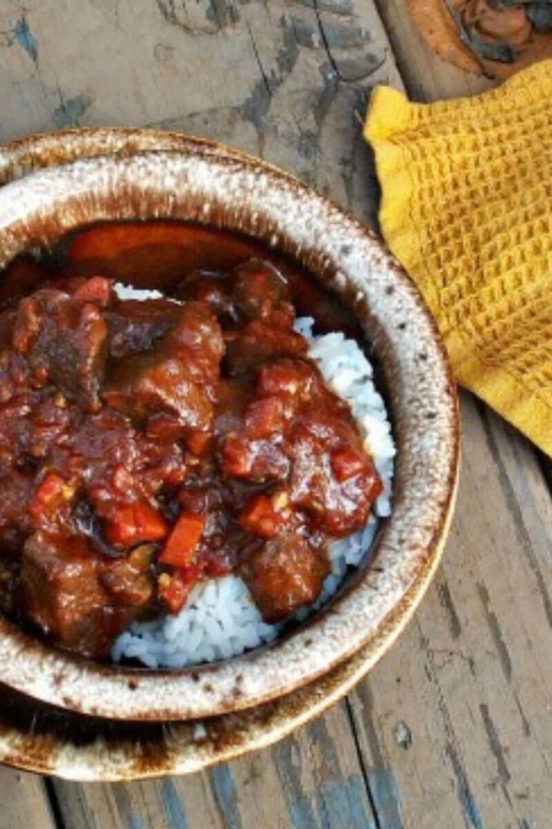 Braised Beef Tips - Sweet T Makes Three