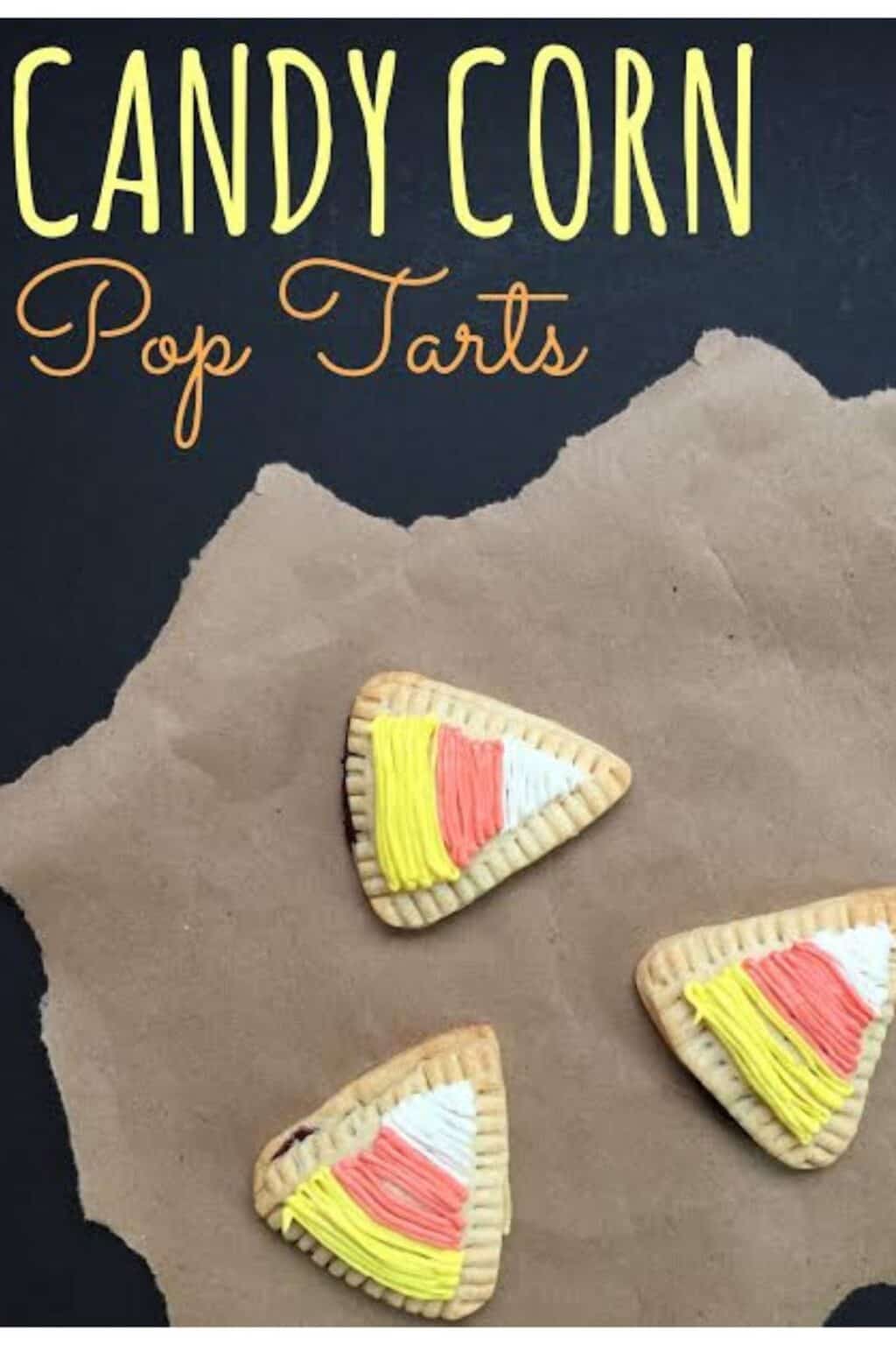 Candy Corn Pop Tarts Recipe - Sweet T Makes Three