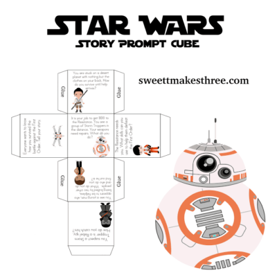 Free Star Wars Printable Story Cube - Sweet T Makes Three