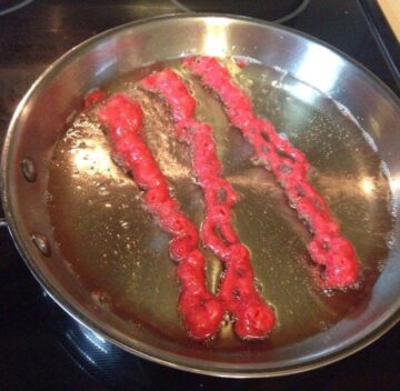 Red Velvet Funnel Cake Sticks - Sweet T Makes Three