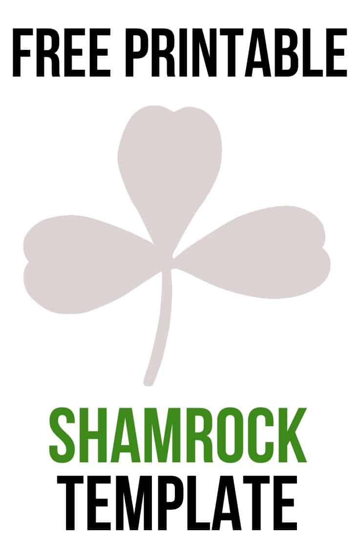 Free Printable Shamrock Templates - Sweet T Makes Three