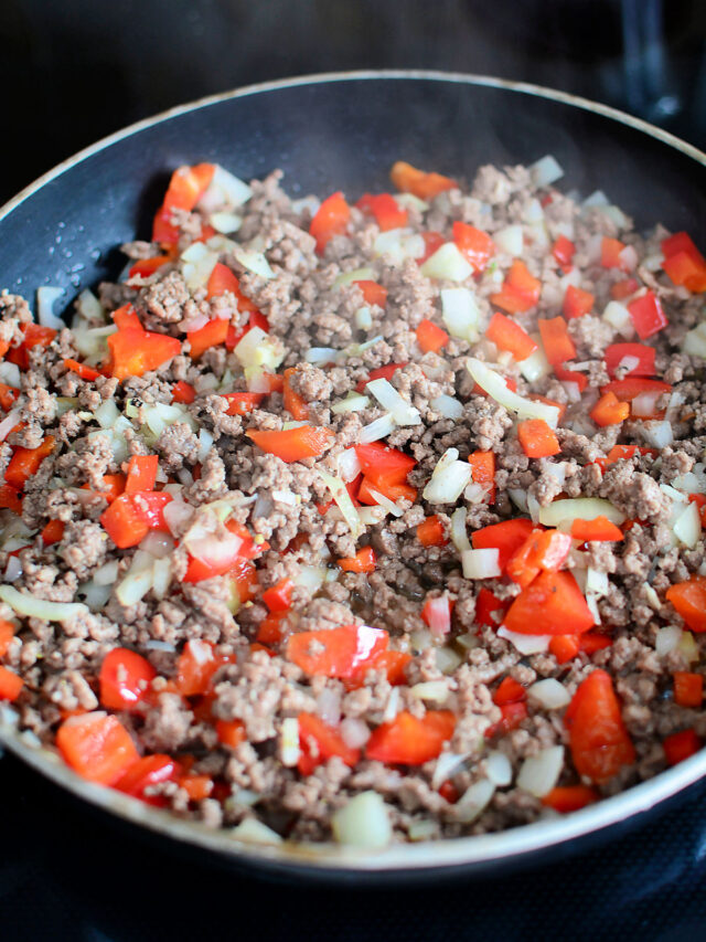 Ground Beef and Rice Skillet - Sweet T Makes Three