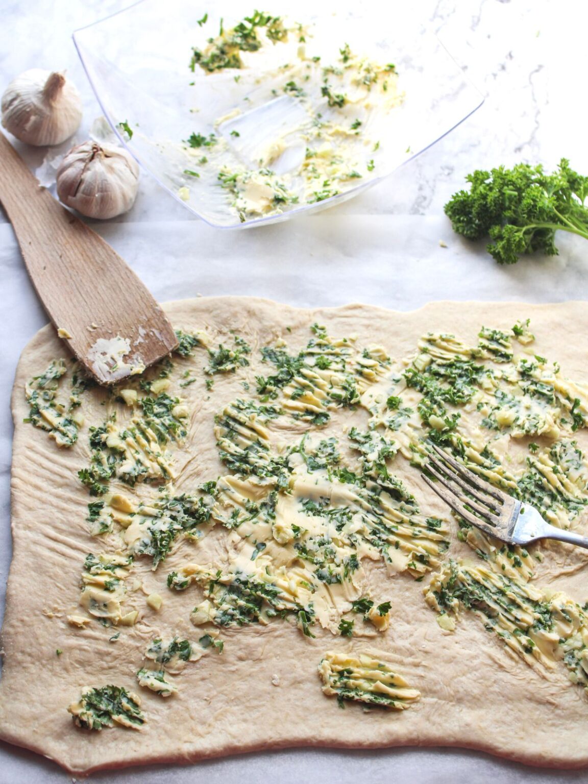 Easy Homemade Garlic Bread - Sweet T Makes Three
